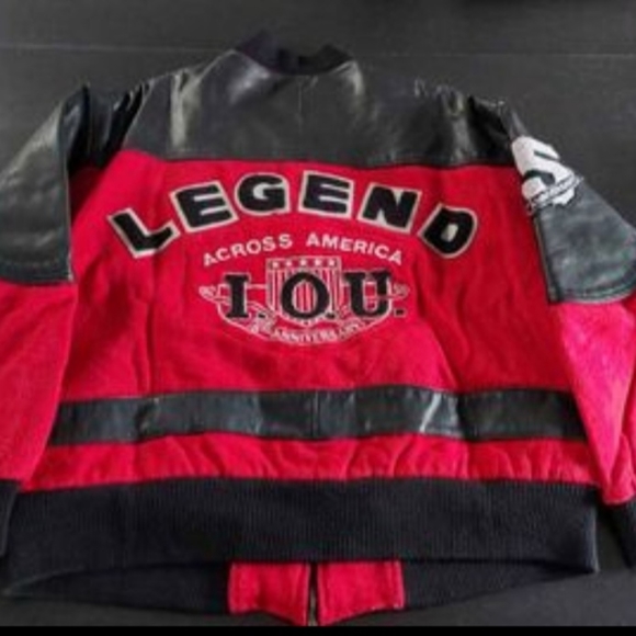 Jackets & Coats | Iou Legend Learherwool Jacket Very Hard To Find ...